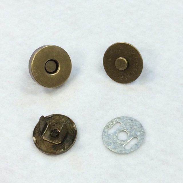 Magnetic Handbag Clasps 3 colours - Sewcraft