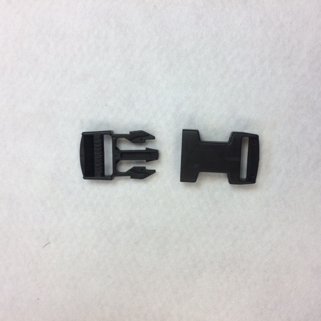 Black Plastic Rucksack Clips 4 sizes – Sewcraft