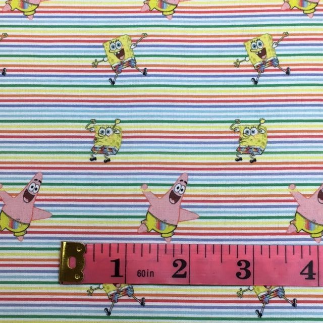 SpongeBob SquarePants© 100% Cotton by the half metre - Sewcraft