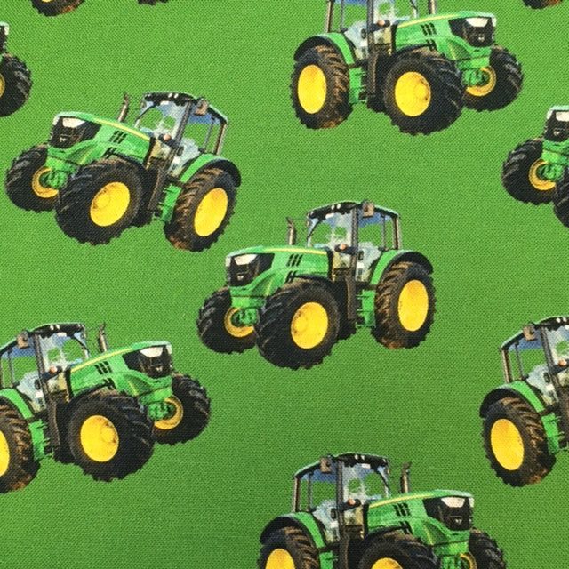 Farm Machines 'Tractors' 100% Cotton by the half metre - Sewcraft